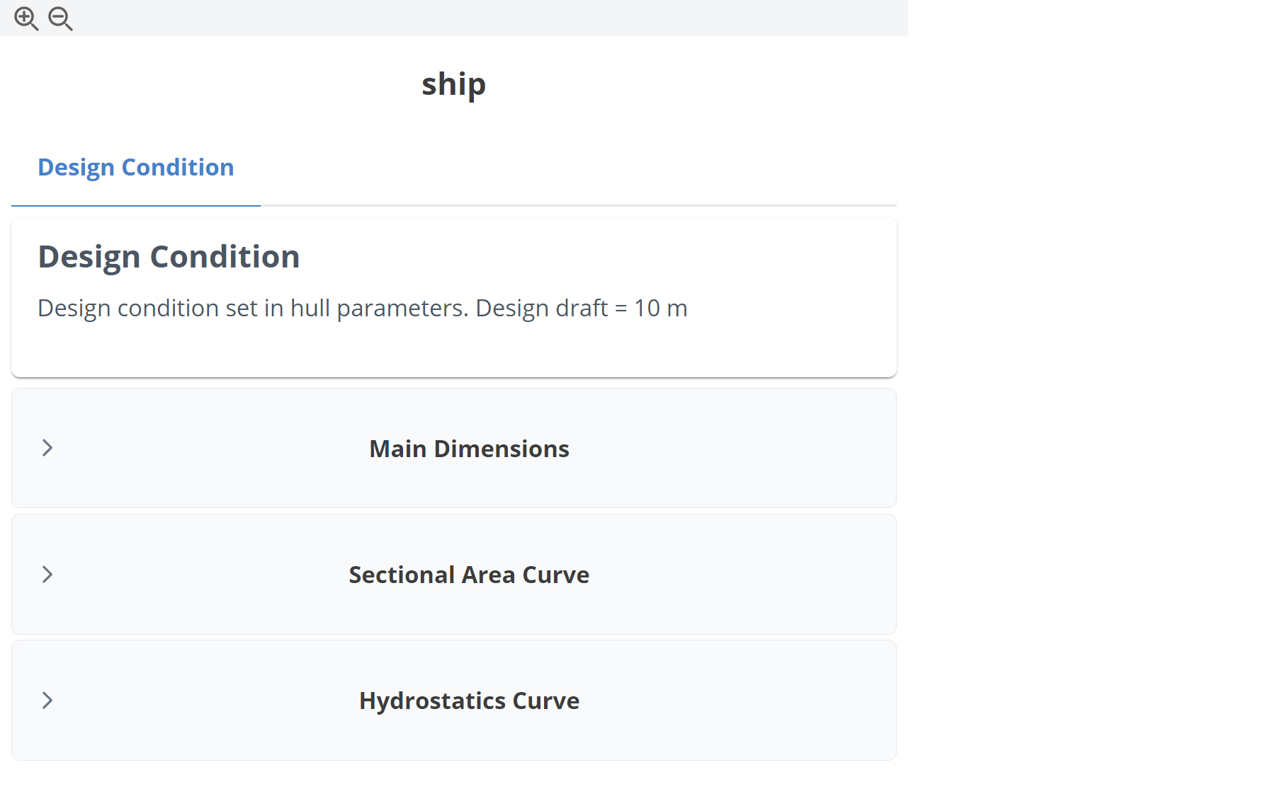 Hydrostatics🆕 | CAESES User Guide