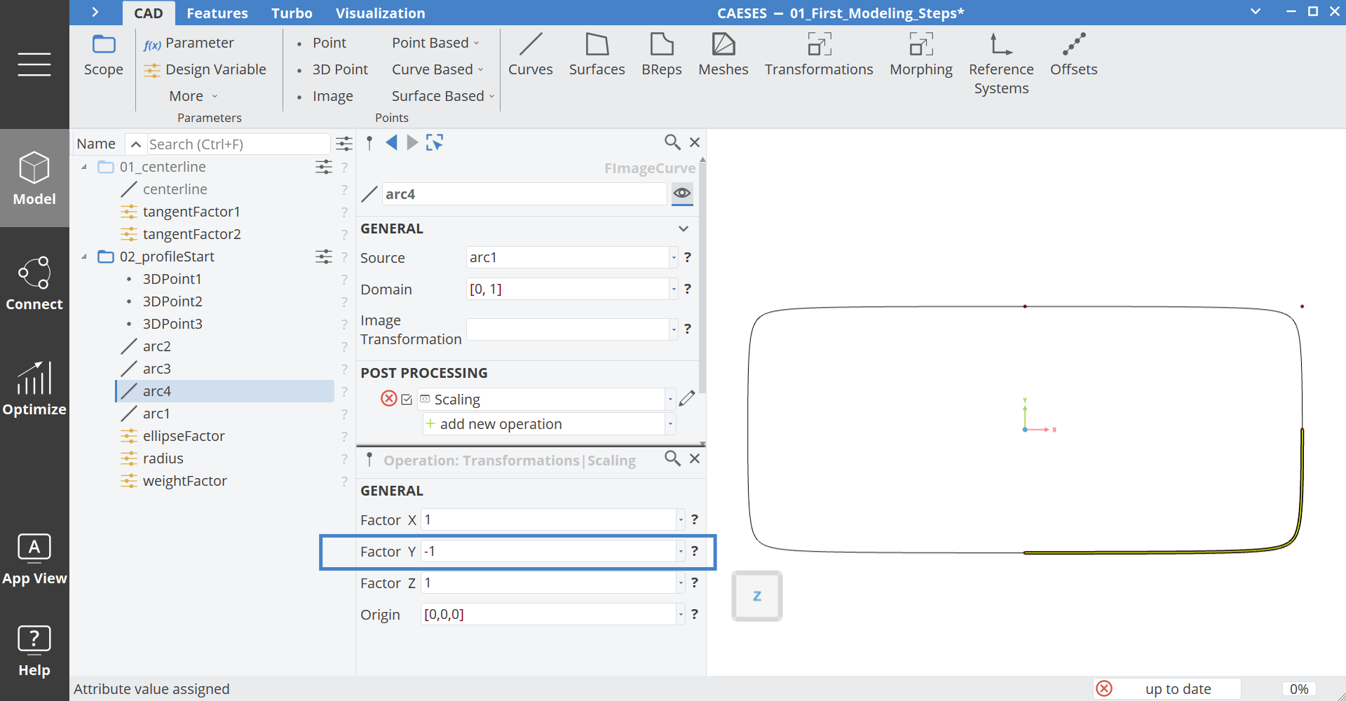 First Modeling Steps | CAESES User Guide