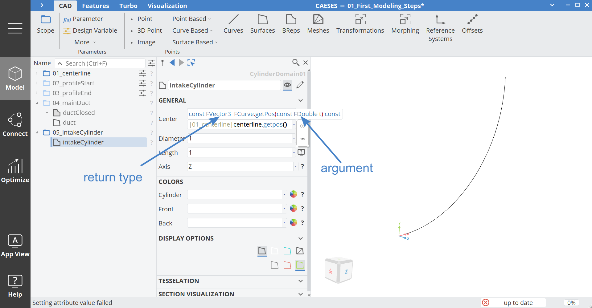 First Modeling Steps | CAESES User Guide