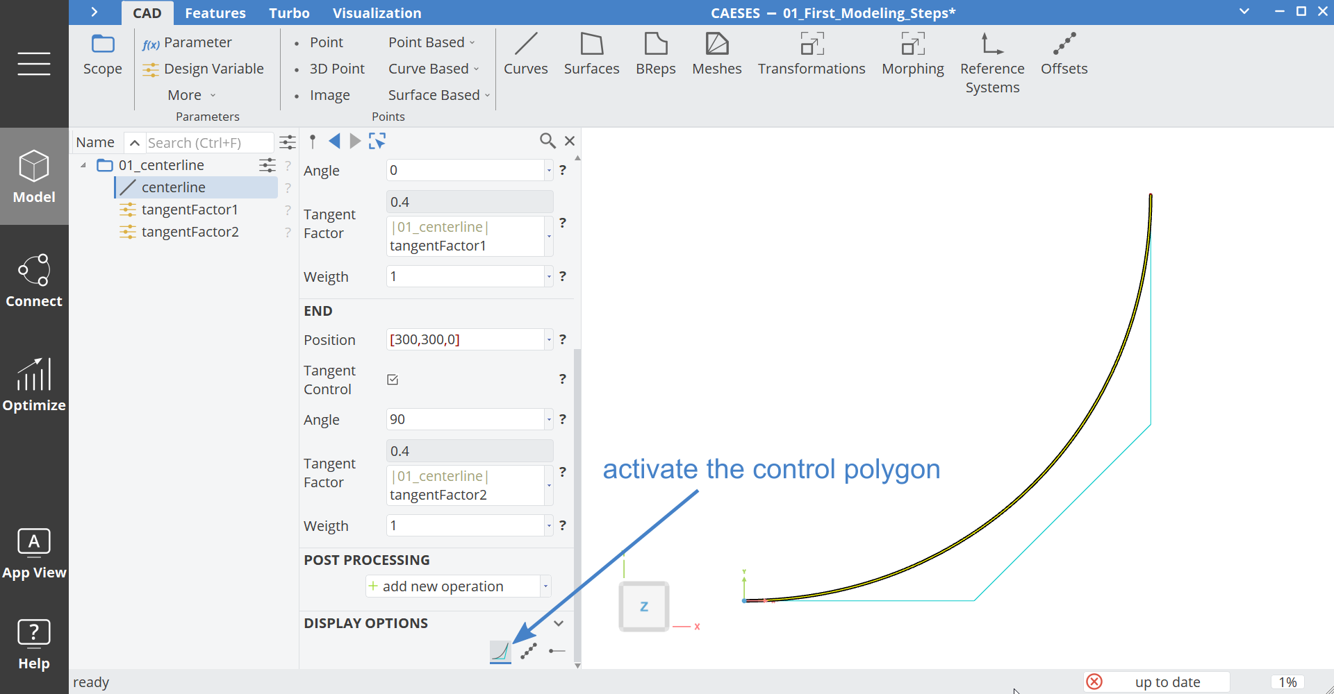 First Modeling Steps | CAESES User Guide