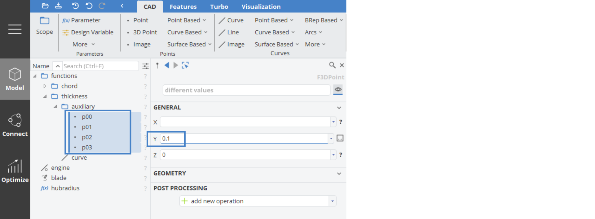 Generic Blade Design | CAESES User Guide