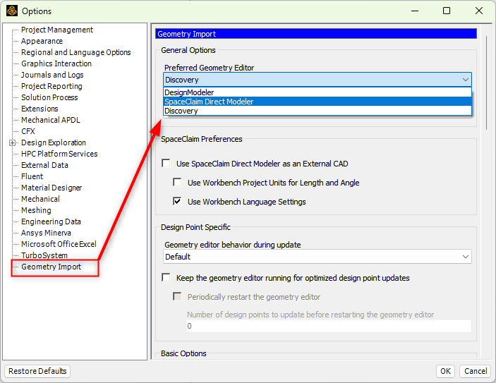 CAESES Geo Engine for ANSYS Workbench | CAESES User Guide