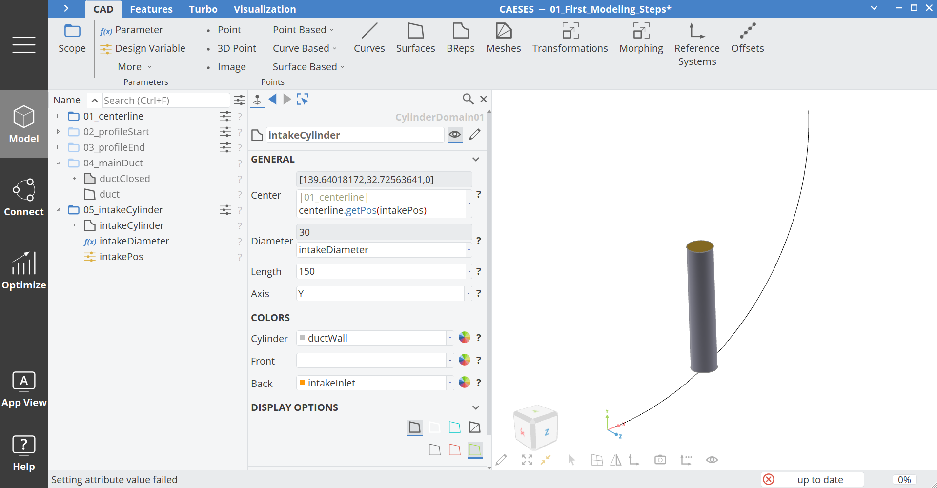 First Modeling Steps | CAESES User Guide