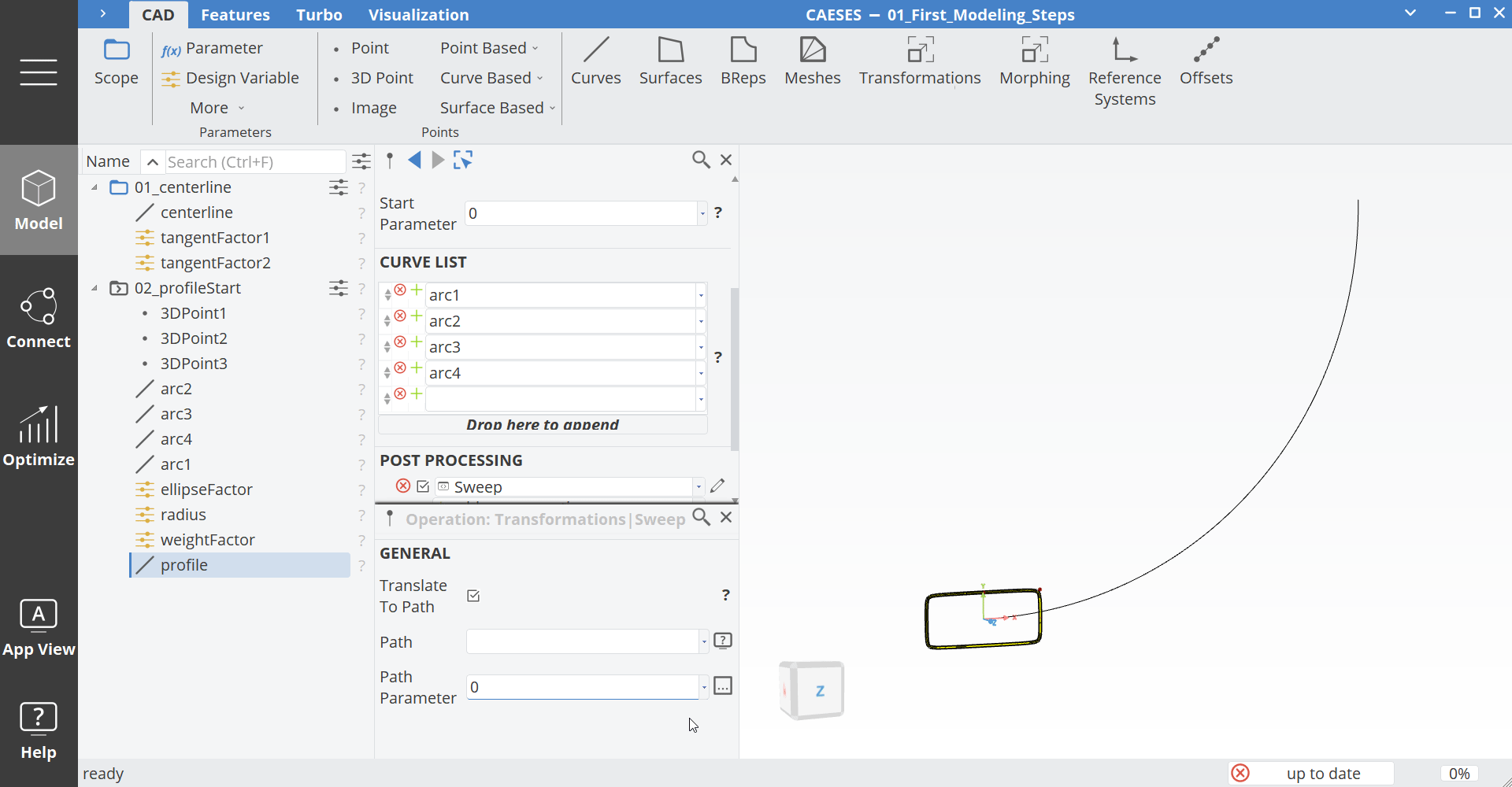 First Modeling Steps | CAESES User Guide